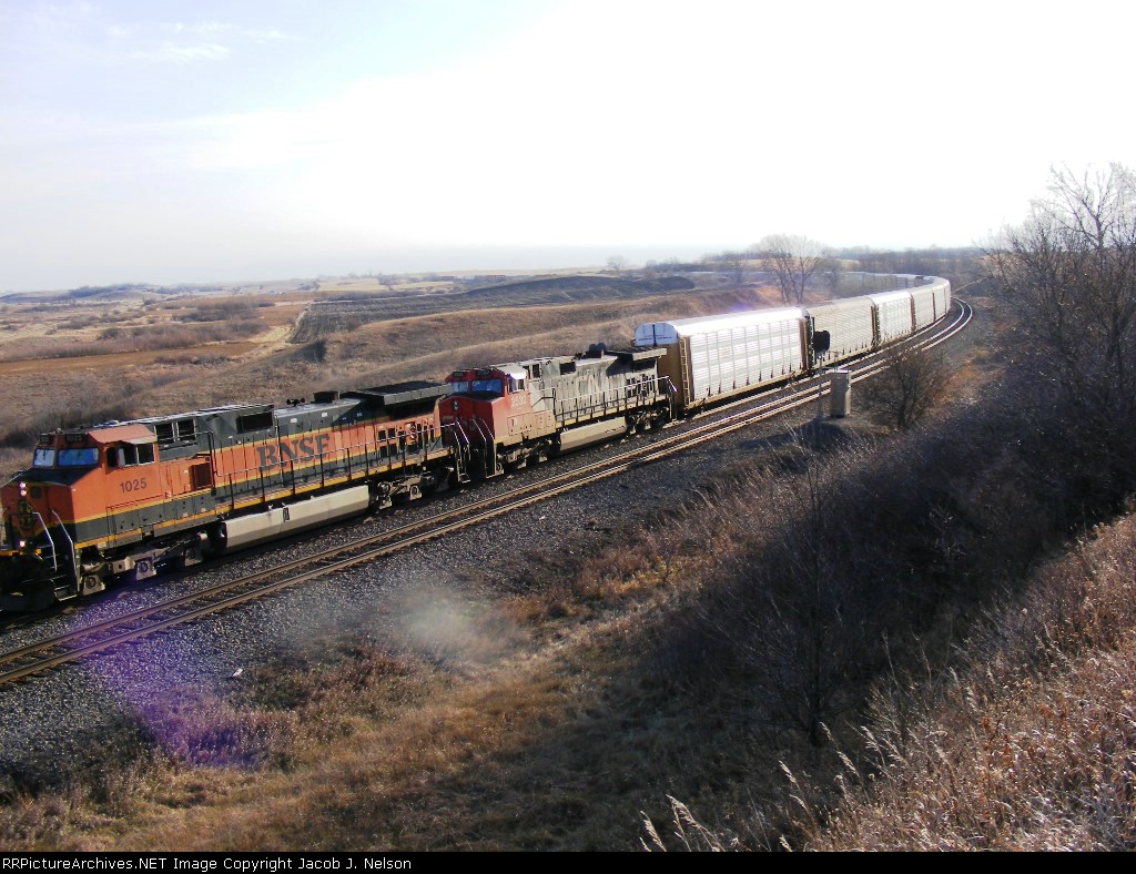 BNSF 1025 and CN 2532
